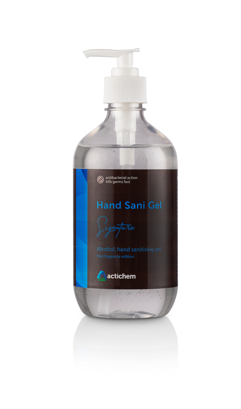 Actichem Hand Santiser Gel 500ml Bottle - Wishmed