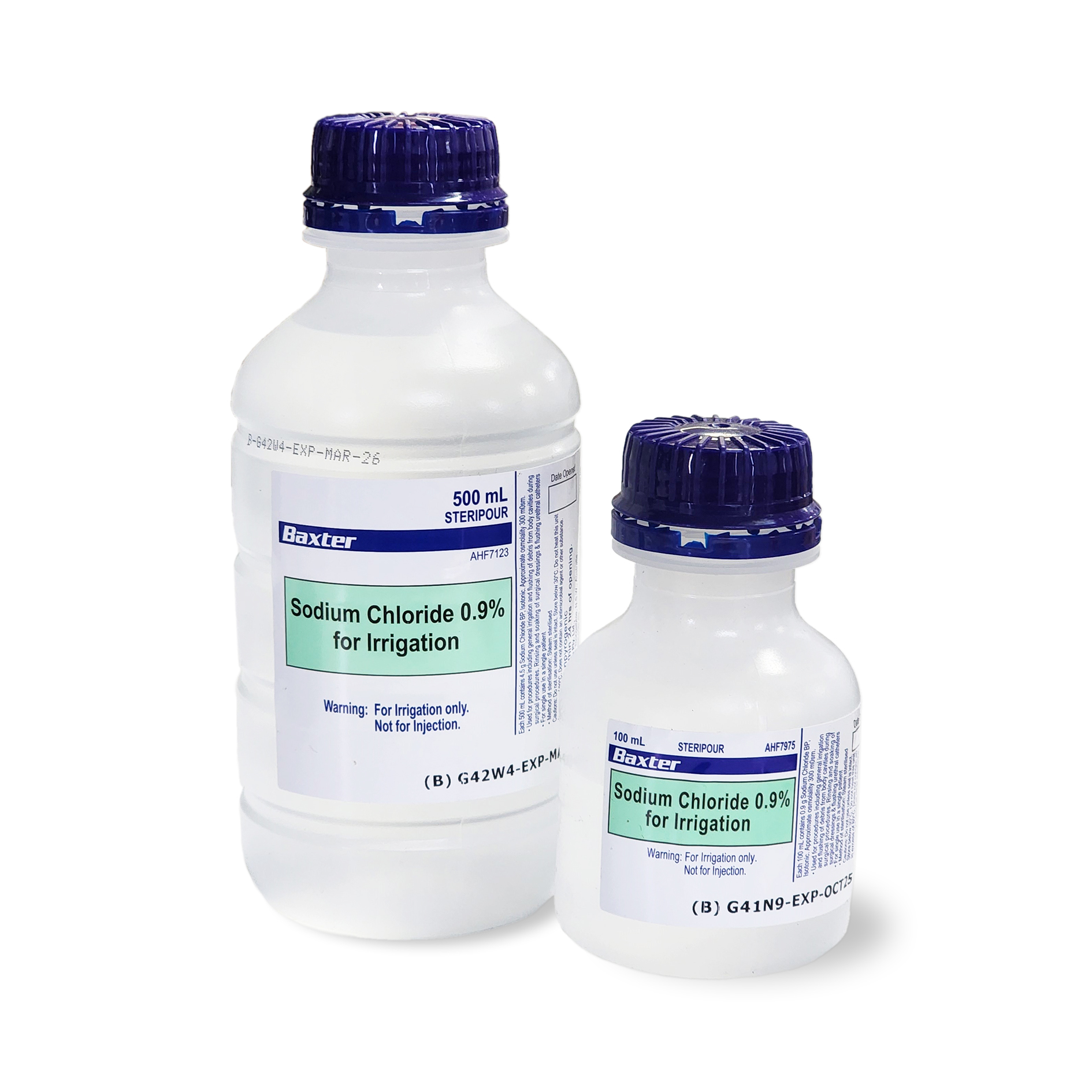 Baxter Sodium Chloride 0.9% Steripour Bottle - Wishmed
