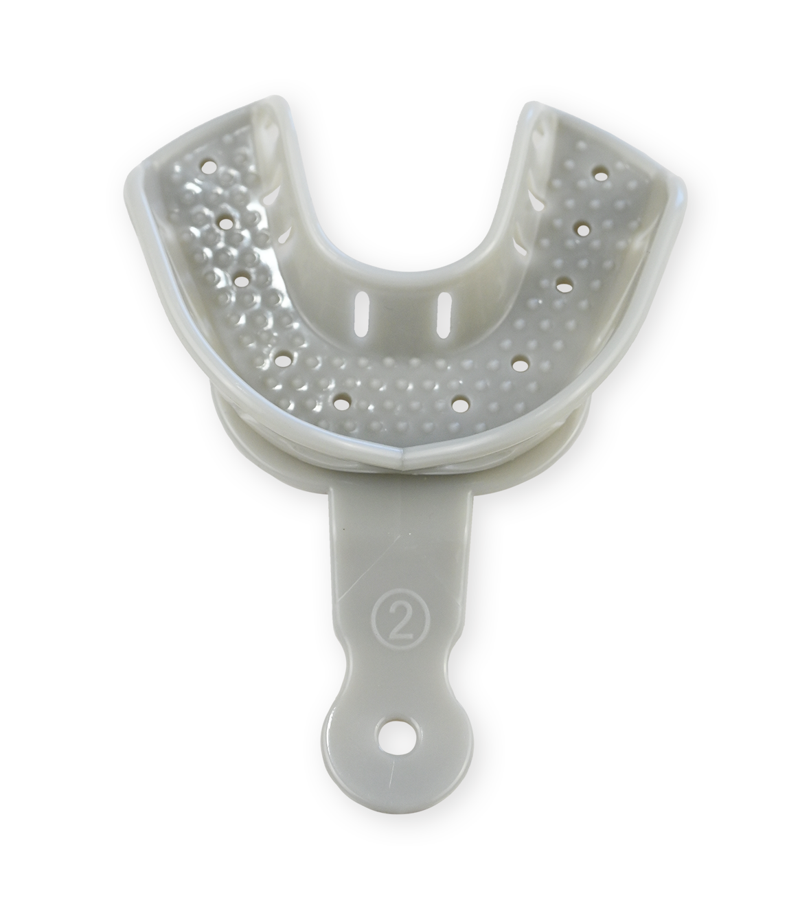 Diaguru Plastic Perforated Impression Trays Grey Pk/12 - Wishmed