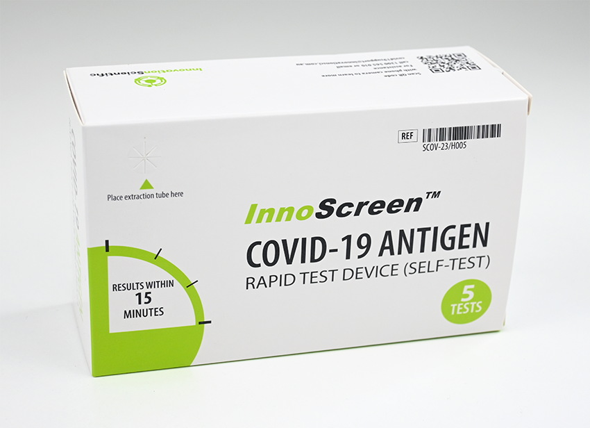 InnoScreen COVID-19 Antigen Rapid Test Kit (Self-Test) Pack/5 - Wishmed