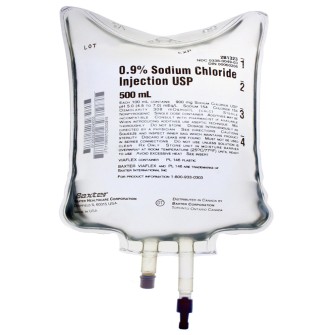 Baxter Sodium Chloride 0.9% Intravenous Infusion Viaflex Bag - Wishmed